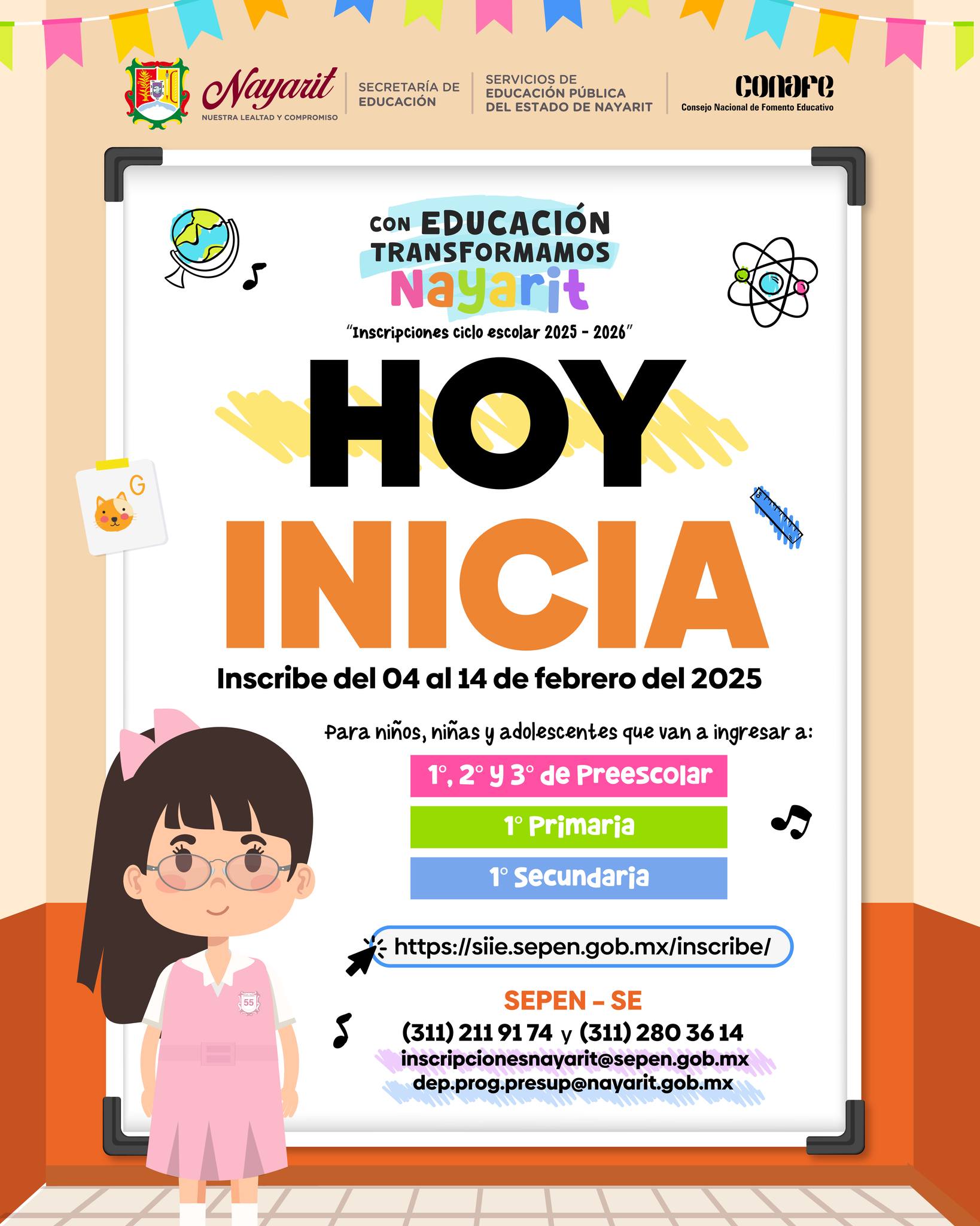 SEPEN| Servicios de Educación Pública del Estado de Nayarit