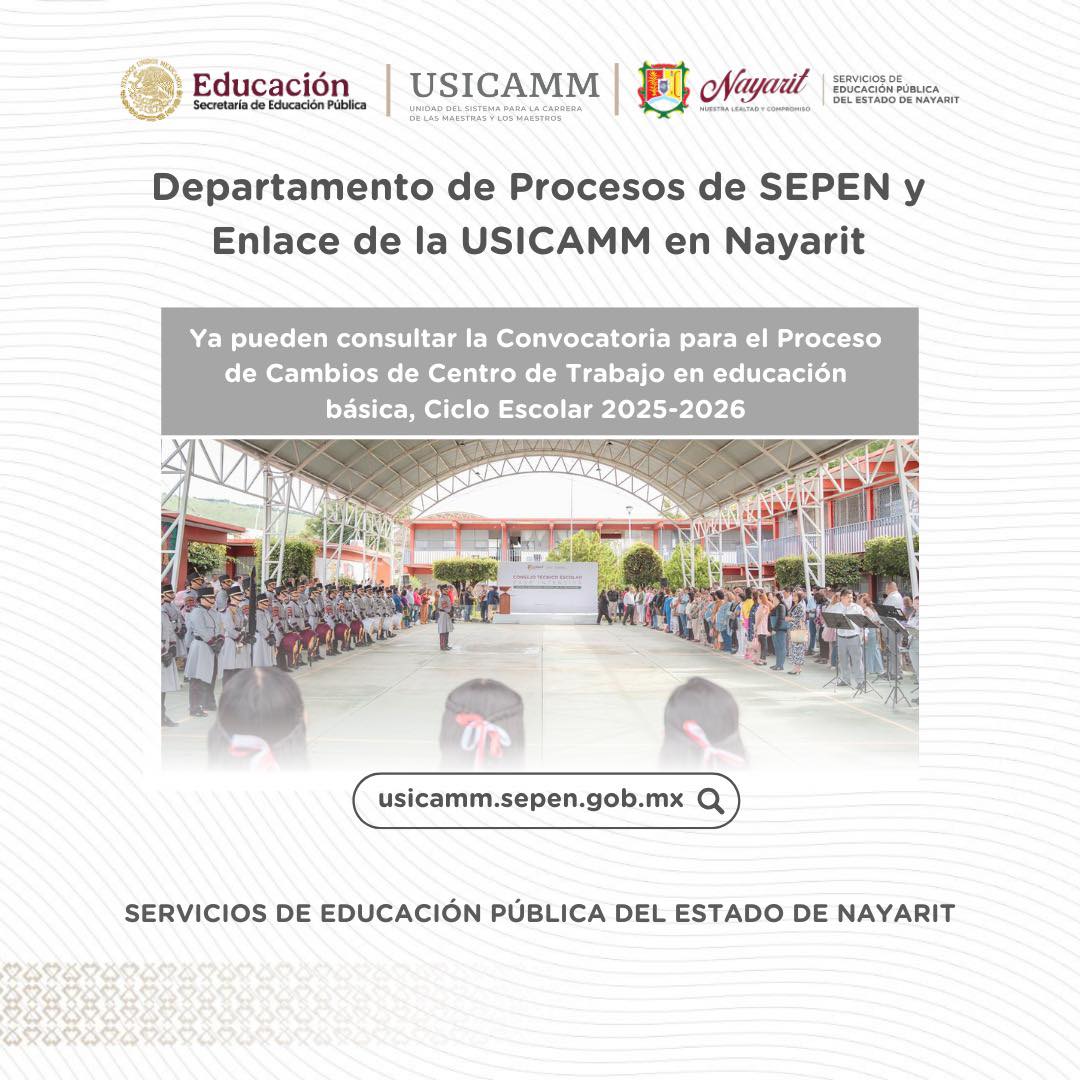 SEPEN| Servicios de Educación Pública del Estado de Nayarit
